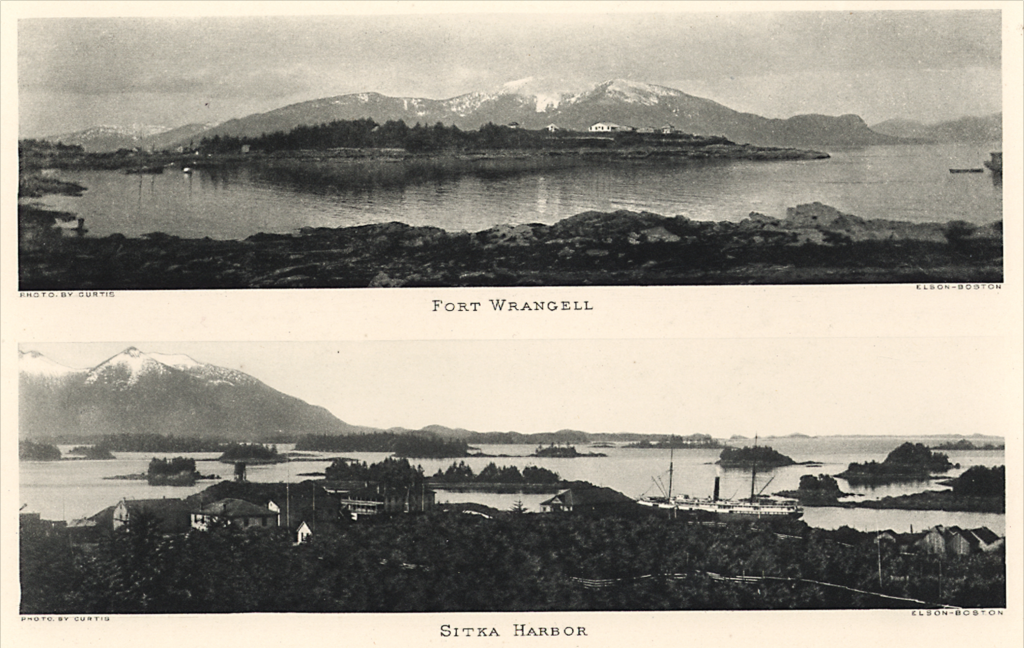 Fort Wrangell; Sitka Harbor; Diptych, from the Harriman Alaska ...